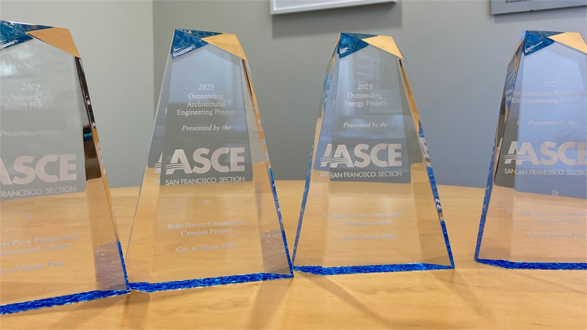 Menlo Park receives ASCE awards for Public Works projects City of Menlo ...